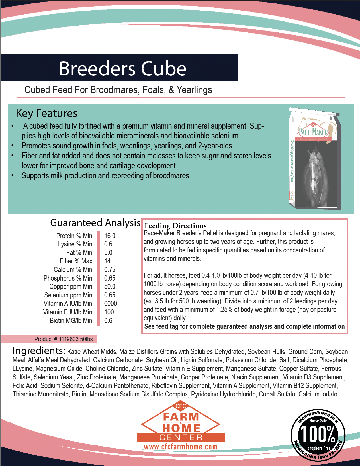 Equine - Breeder's Cube - CFC Farm & Home