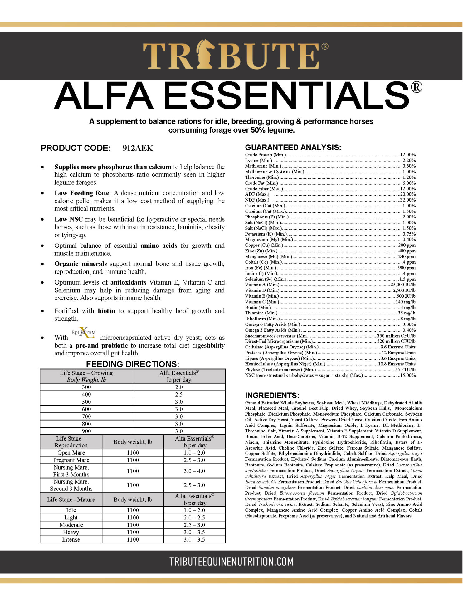 Equine - Alfa Essentials - CFC Farm & Home
