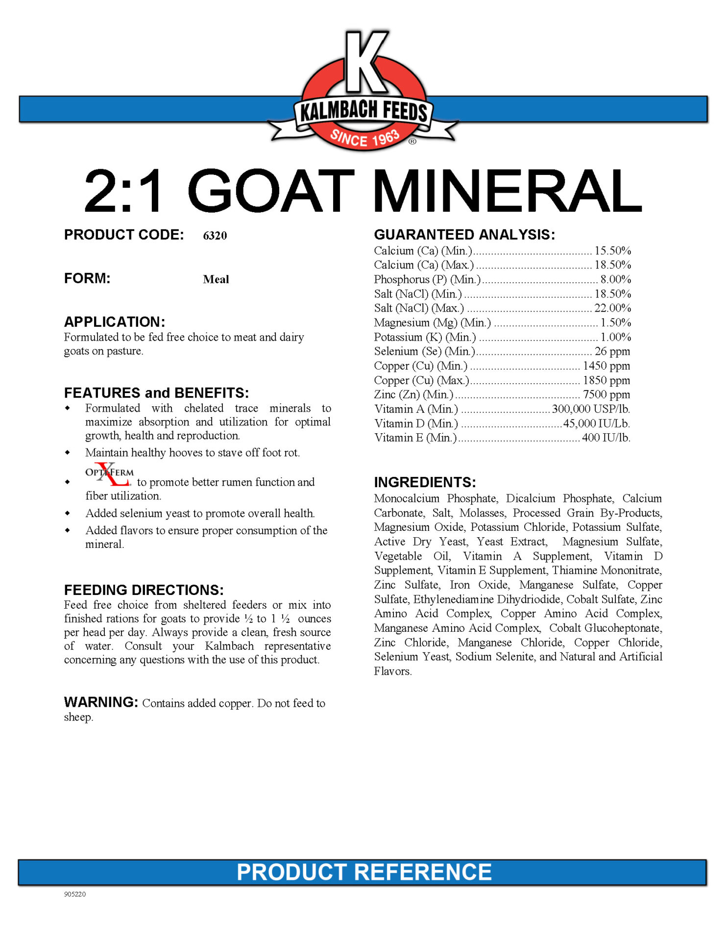 Goat - 2:1 Goat Mineral - CFC Farm & Home
